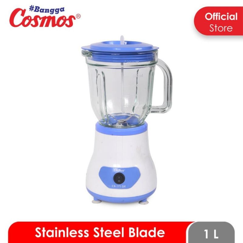 Jual Cosmos Blender CB-171 GR 1L glas jug gelas kaca 2in1 | Shopee Indonesia