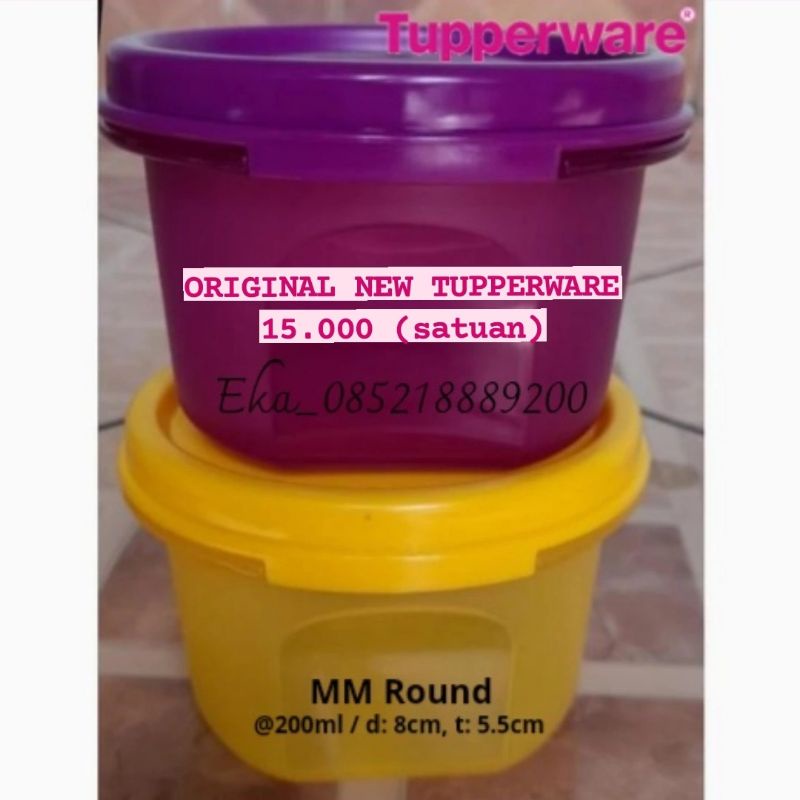 Jual Mm Round Tupperware NEW ORIGINAL TUPPERWARE | Shopee Indonesia