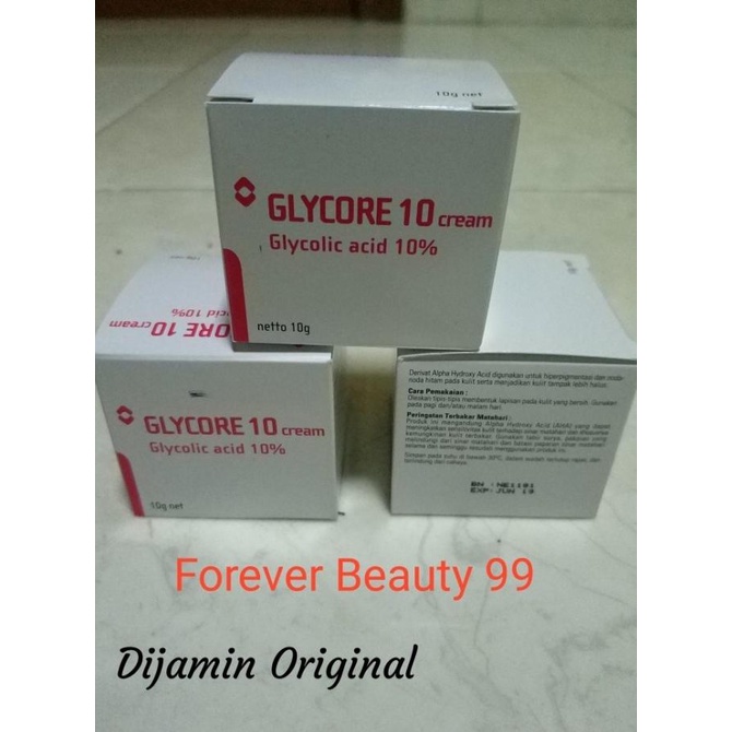 Jual Glycore 10% cream 10 gr (krim pencerah /pemutih) | Shopee Indonesia