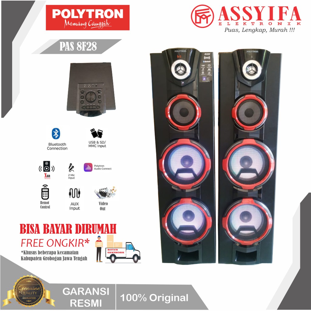 Jual SPEAKER AKTIF POLYTRON PAS 8F28 | POLYTRON AKTIVE SPEAKER PAS 8F28 ...