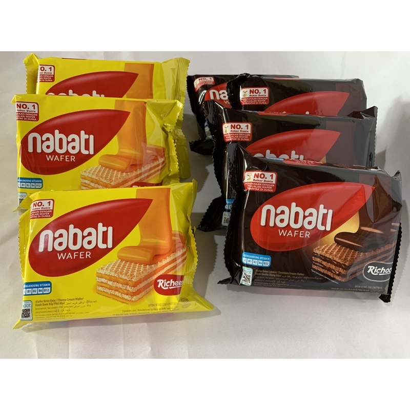 Jual Nabati wafer cokelat & keju 46g | Shopee Indonesia