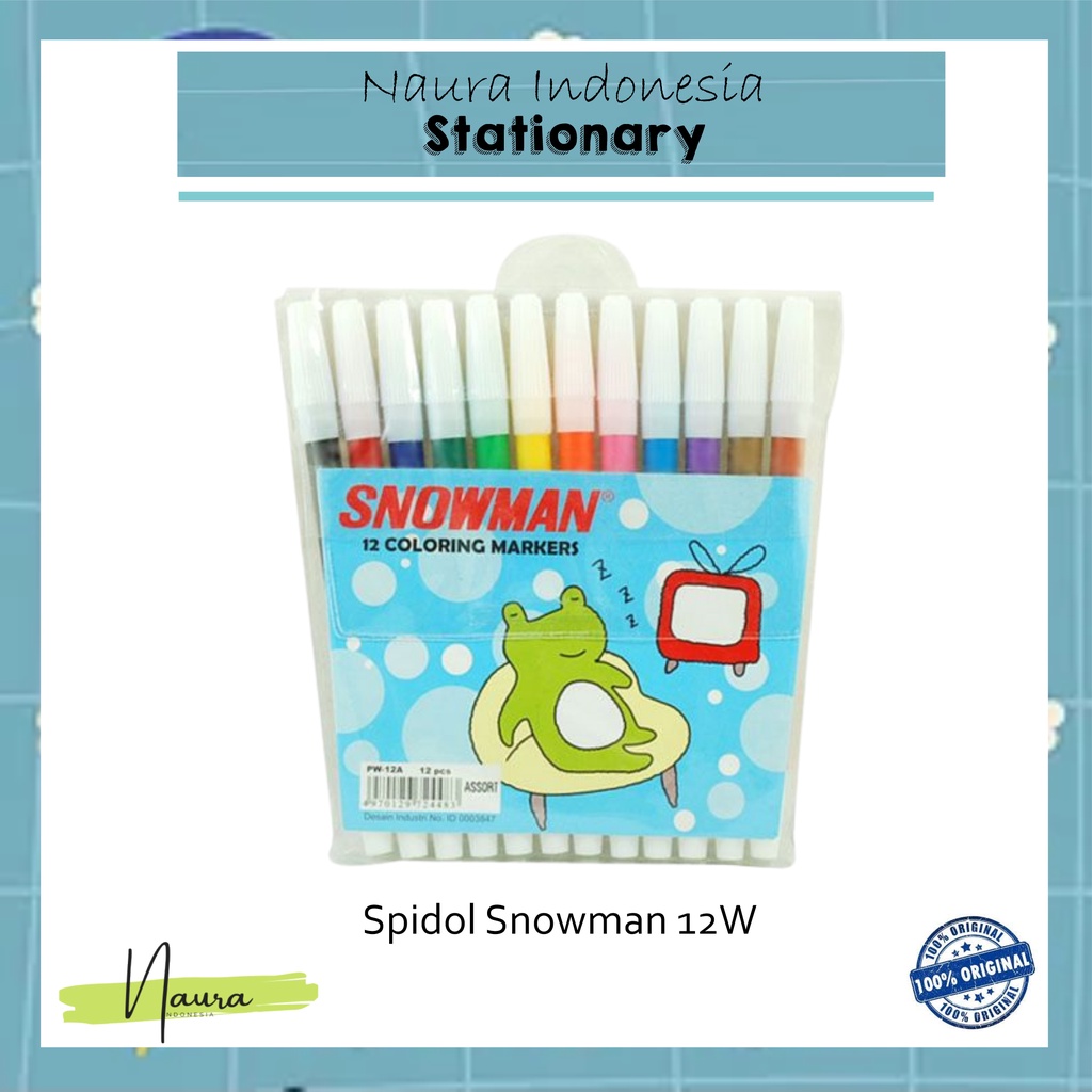 Jual SPIDOL SNOWMAN 12W | MARKER KECIL 12W | PW-12A | Shopee Indonesia