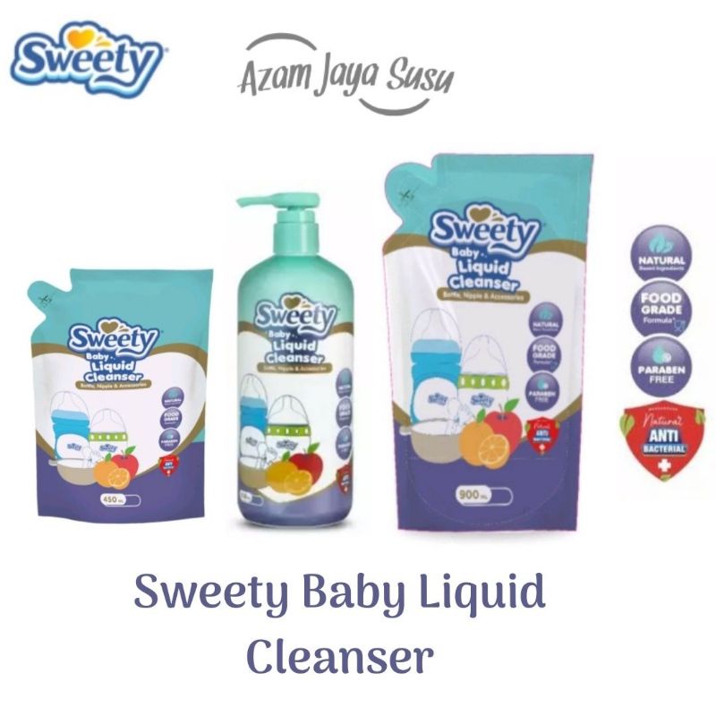 Jual Sweety Baby Liquid Cleanser for Bottle, Nipple & Accessories ...