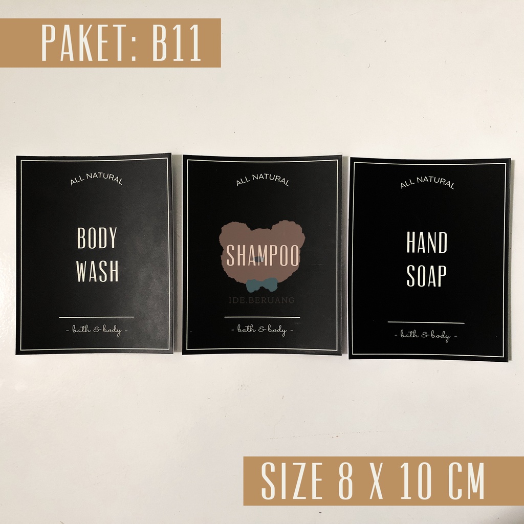 Jual Sticker / Label Sabun Aesthetic | Shopee Indonesia