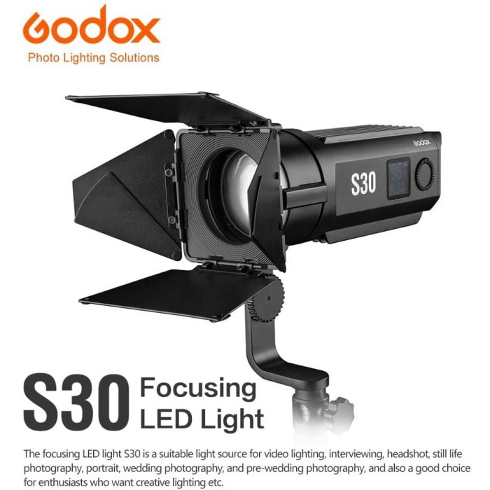Jual LAMPU Godox S30 Focusing LED Light | Shopee Indonesia