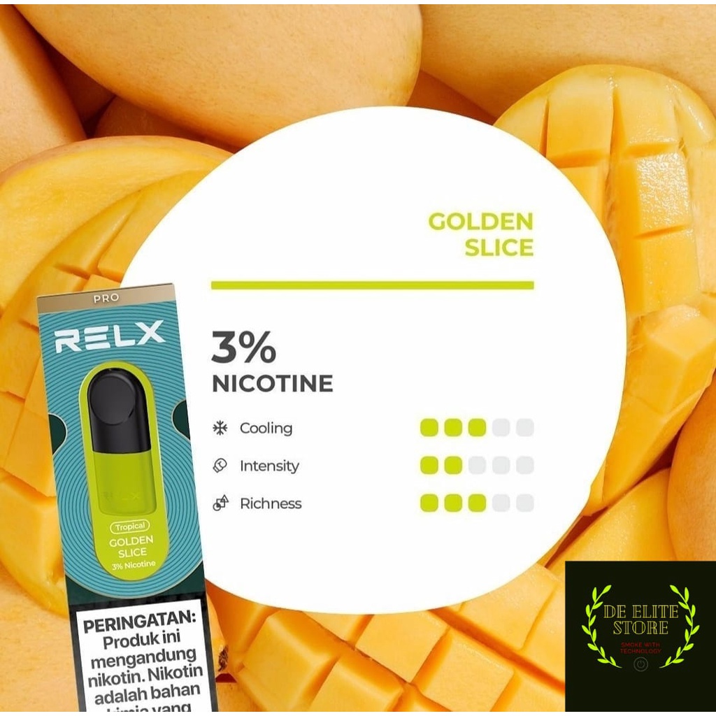 Jual RELX - Pod Pro - Golden Slice - (Infinity & Essential) | Shopee ...