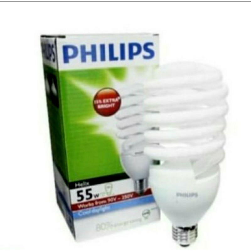 Jual Philips Tornado 55 Watt - Bohlam Spiral / Helix Philips 55W ...