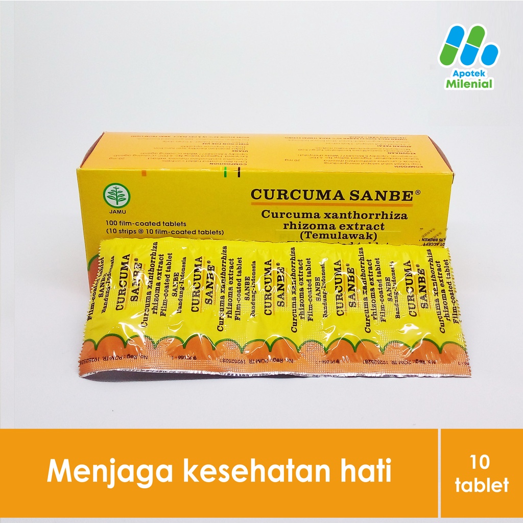 Jual Curcuma Sanbe isi 10 Tablet Penambah Nafsu Makan | Shopee Indonesia