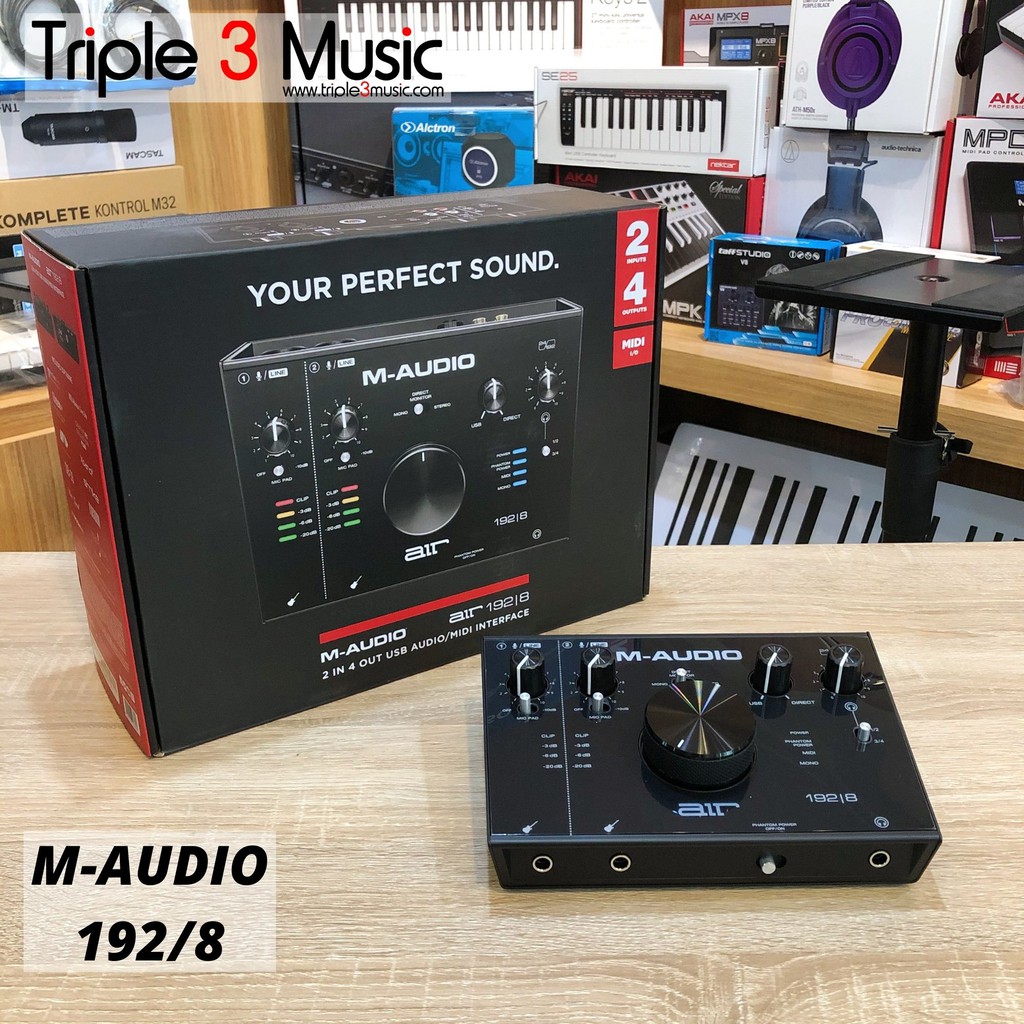 Jual M-Audio AIR 192/8 192x8 USB Soundcard 2 Input 4 Output | Shopee ...