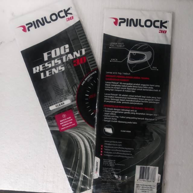 Jual Pinlock NHK 30 Lensa Anti kabut fog resistance lens pinlock NHK ...