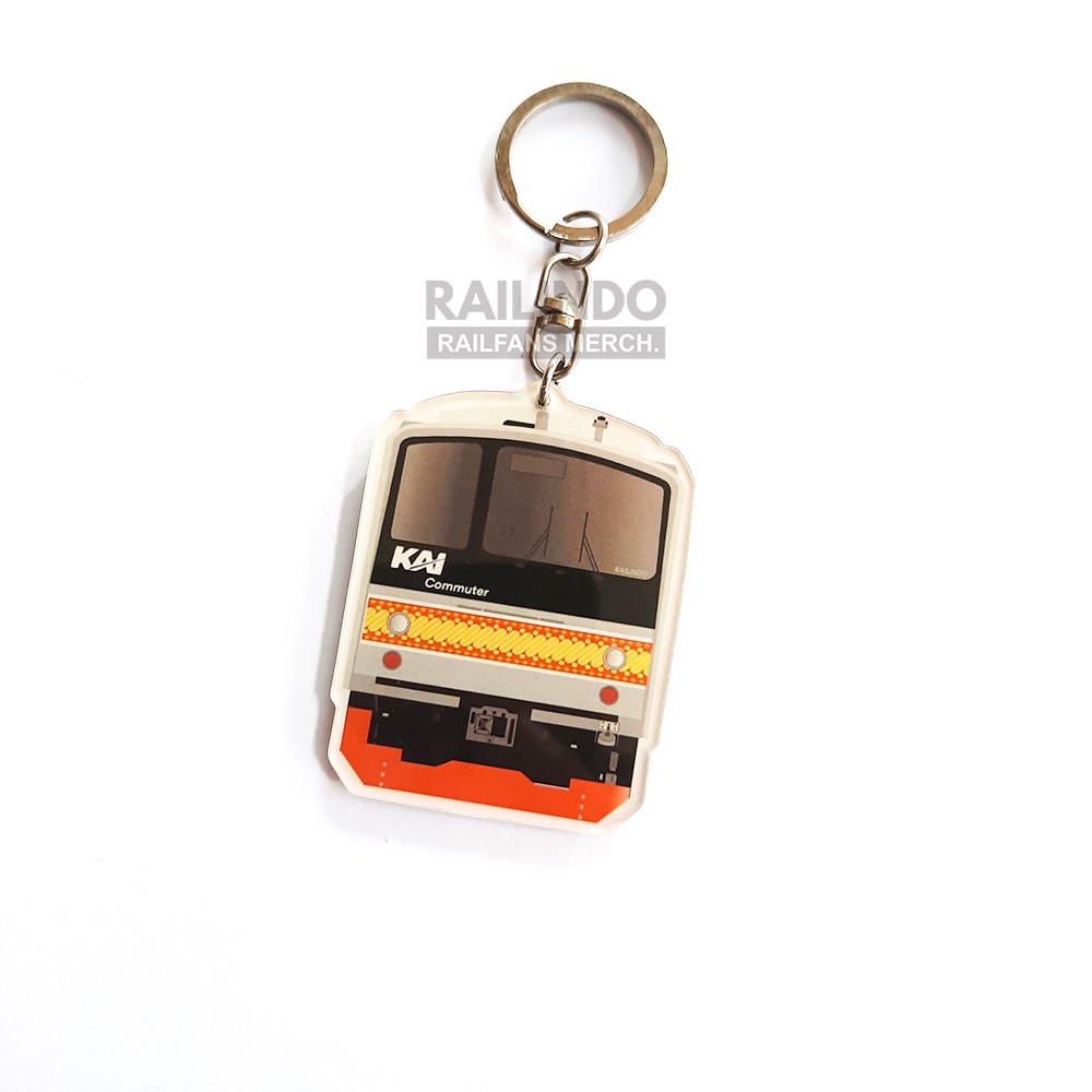 Jual Gantungan Kunci Akrilik Kereta KRL JR 205 Batik Joglo | Shopee ...