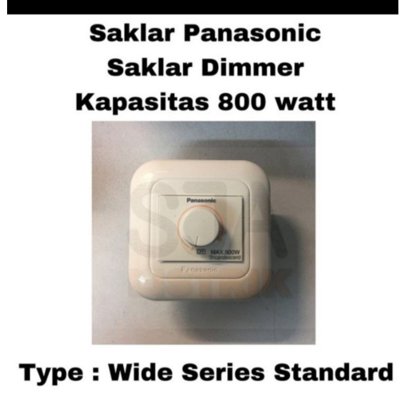 Jual Saklar dimmer panasonic 500w 800w dimmer lampu 800 500 watt ...