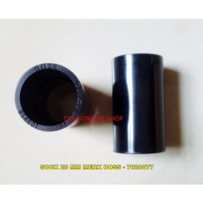 Jual SOCK-SOCKET SAMBUNGAN PIPA CONDUIT HITAM 20 MM merk BOSS - 7020077 ...