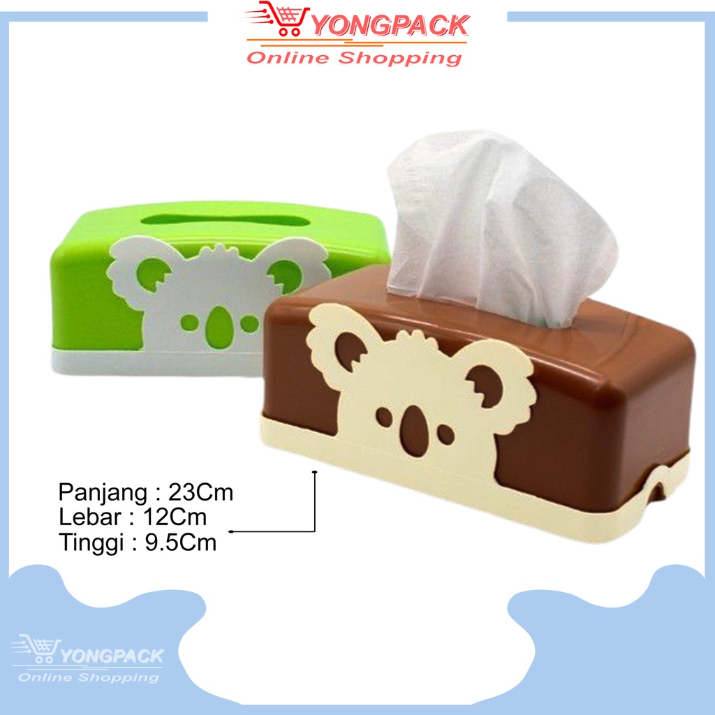 Jual Yongpack - Kotak Tisu Tempat Tisu Karakter Koala / Box tissue ...