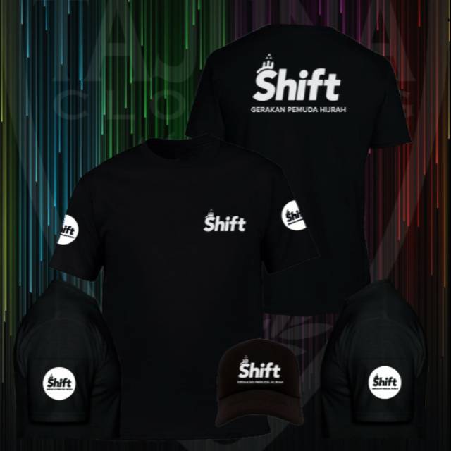 Jual Paket kaos dan topi SHIFT sablon dua sisi full sablon combed 30s ... Jual Paket kaos dan topi SHIFT sablon dua sisi full sablon combed 30s ...