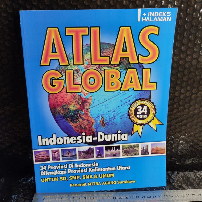 Jual Atlas Global - Atlas Indonesia dan Dunia Ukuran Besar Untuk SD ...