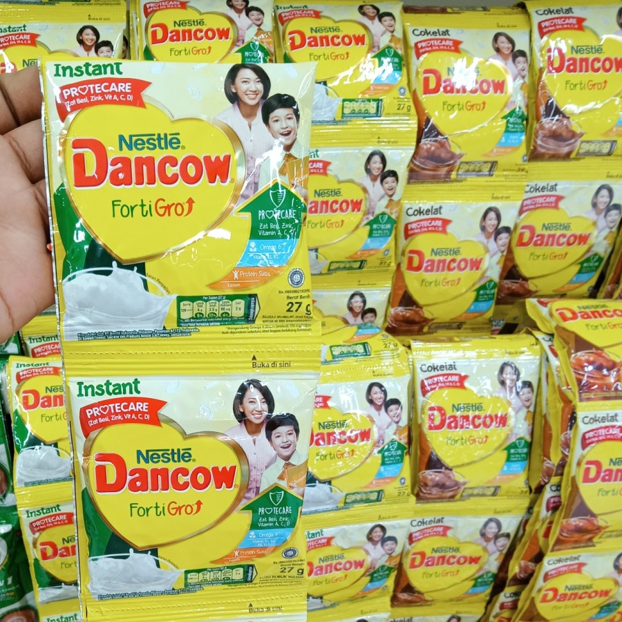 Jual Susu Dancow Sachet Fortigrow Bubuk Coklat Instant | Shopee Indonesia