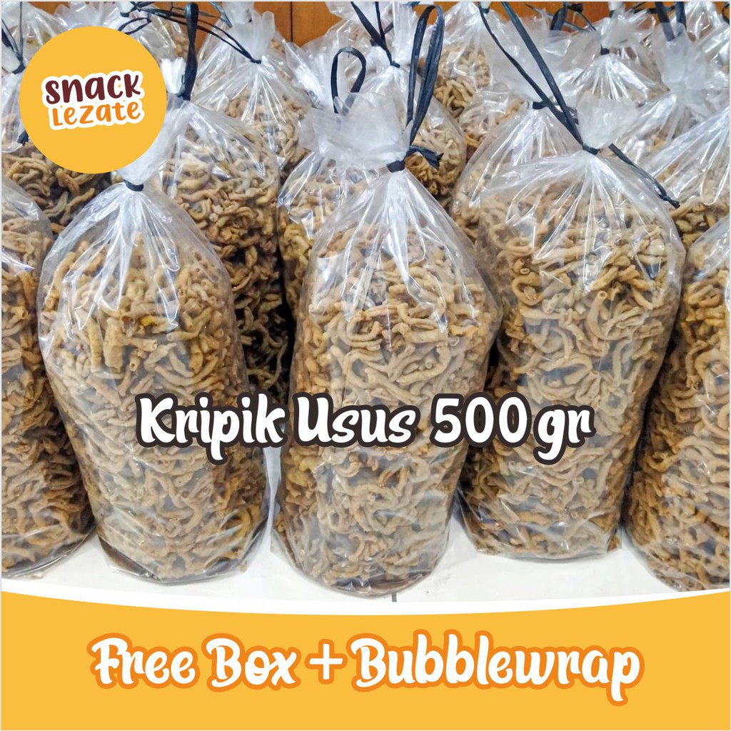 Jual Sedap Snack - Kripik Usus Ayam 500gr Murah Renyah Enak Gurih/ Usus ...