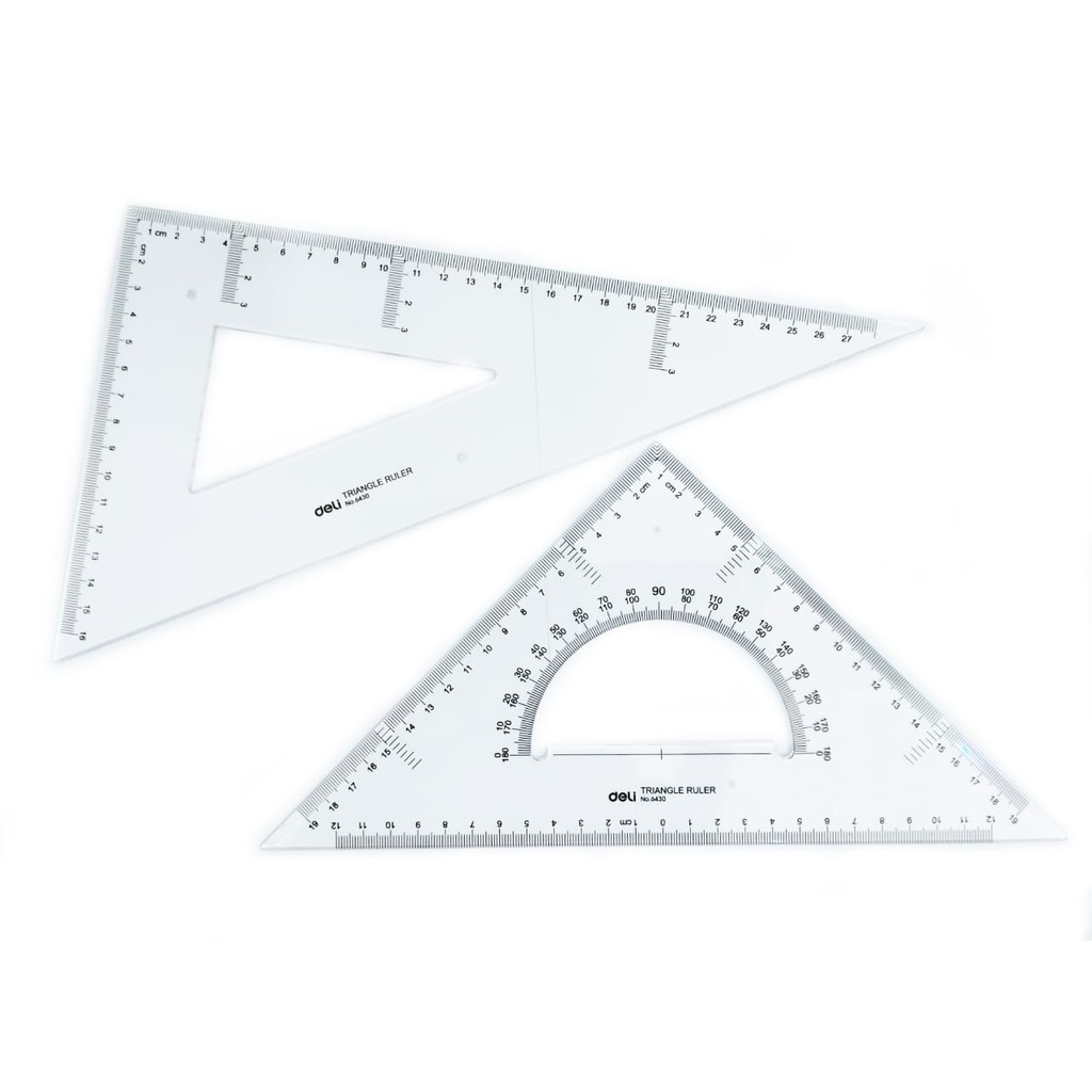 Jual PENGGARIS SEGITIGA MISTAR SIKU SET ISI 2 28 CM BUSUR SET SQUARE ...
