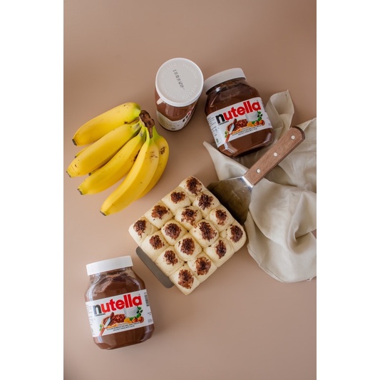 Jual MadMILK Nutella Banana babybuns (Roti jepang Nutella Banana / Soft ...