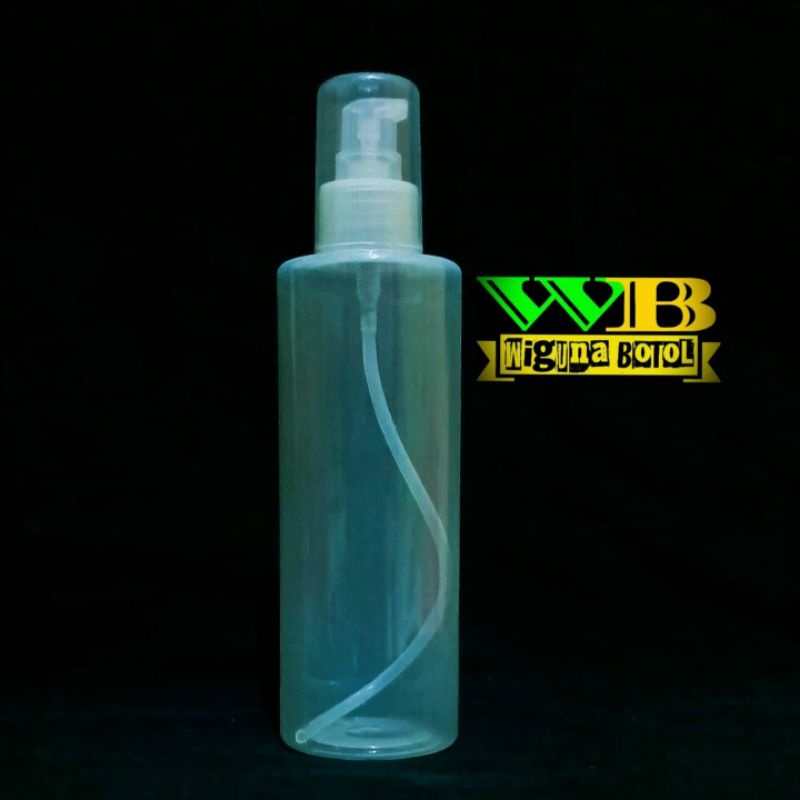 Jual Botol Pump Treatment 250ml Putih Transparan / Botol Treatmen Pump 250ml Model RF | Shopee ...