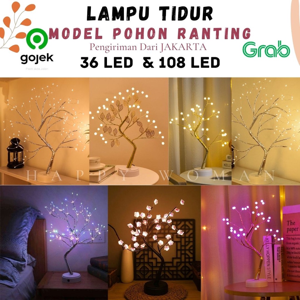 Jual Lampu Tidur Model Pohon Ranting Unik Colokan USB Dekorasi Kamar ...