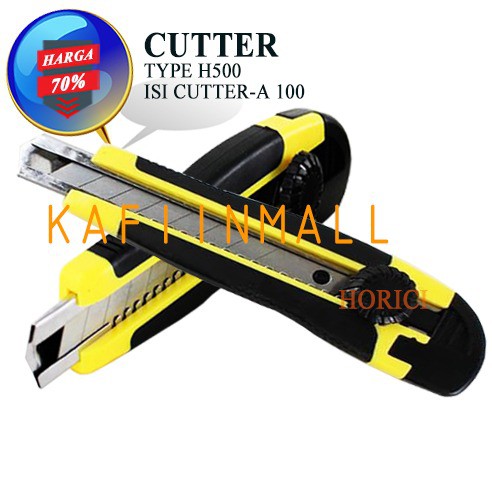 Jual KATER 170MMx40MM kater H500 Tajam Kuat ISI Cutter A-100 Kater ...