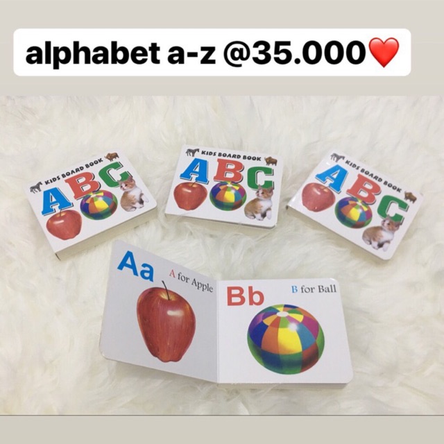 Jual BUKU ANAK BUKU ABC BUKU ALPHABET ANAK baby first | Shopee Indonesia