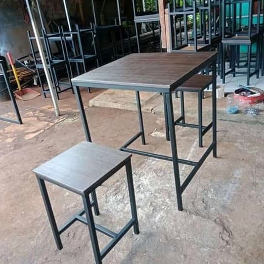Jual Meja Bangku Set / Meja Makan Couple / Meja Cafe | Shopee Indonesia