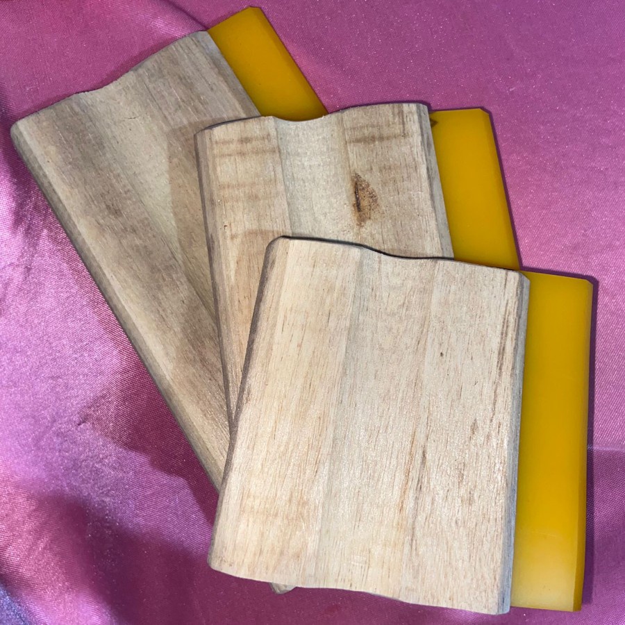 Jual Rakel Sablon Kuning Yellow Tebal 7mm Ukuran 10 15 20 cm Warna ...