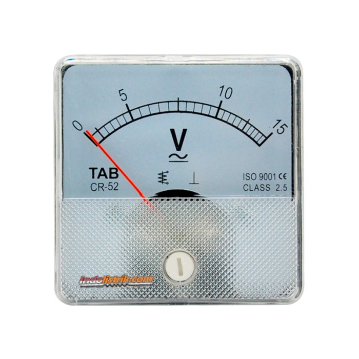 Jual Volt Meter Analog Ac / Dc 15 V Cr52 Tab #Original | Shopee Indonesia