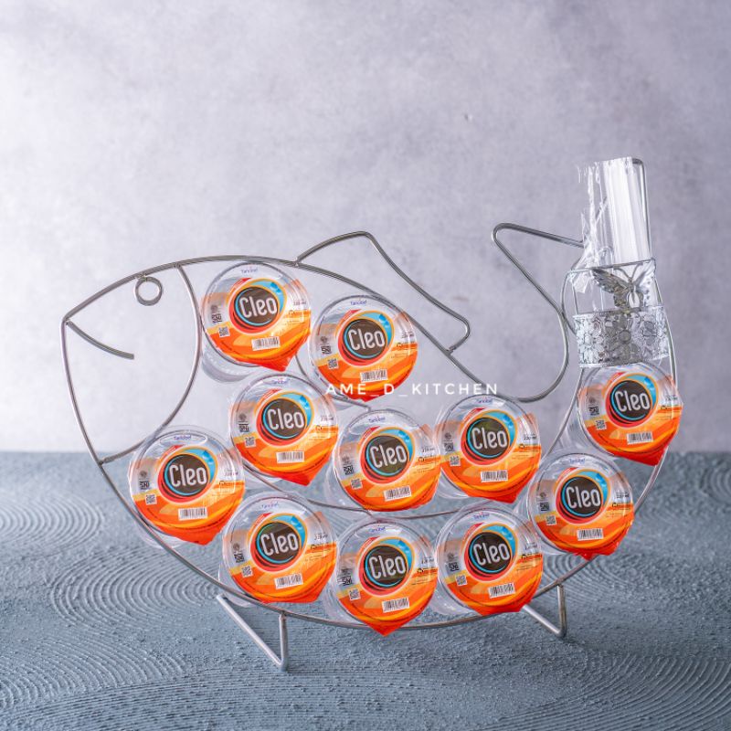 Jual Best Seller!! Rak air minum / rak aqua isi 12 bentuk ikan ...