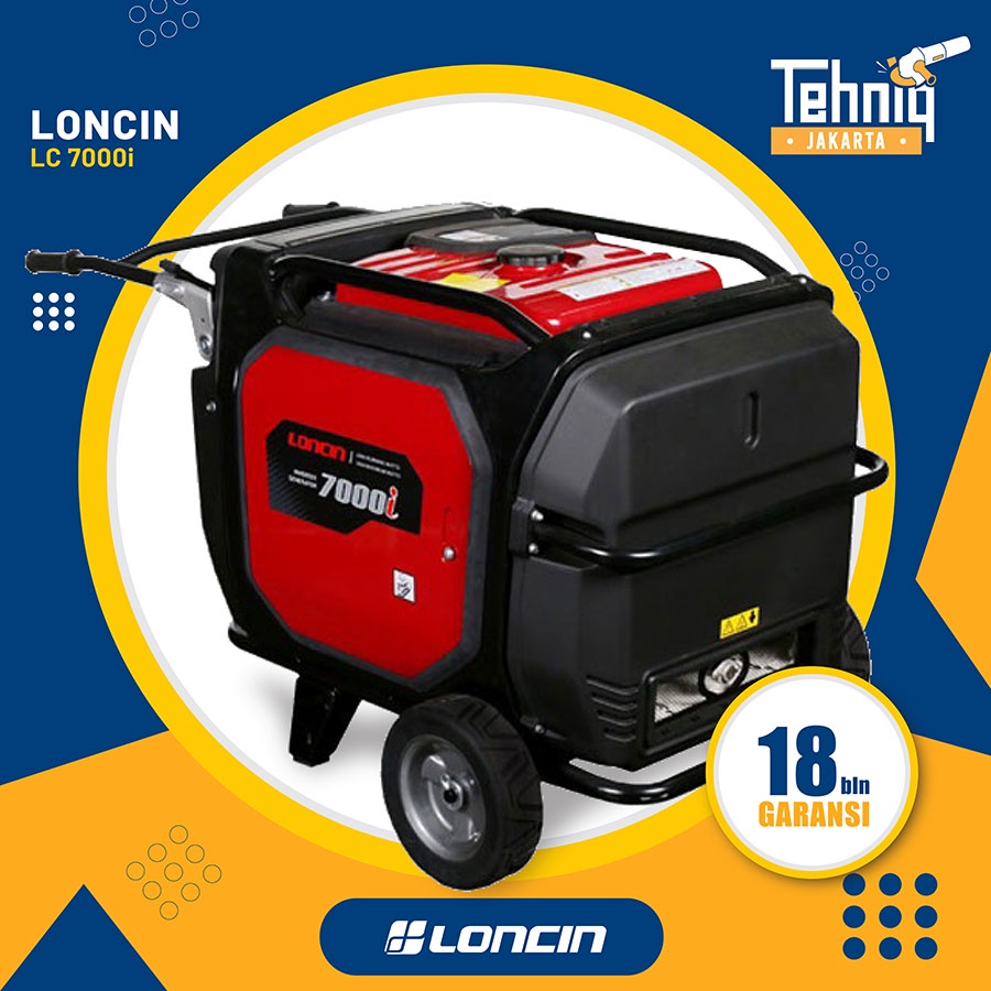 Jual Mesin Generator Genset Listrik LONCIN LC 7000i Digital Series 7500 ...