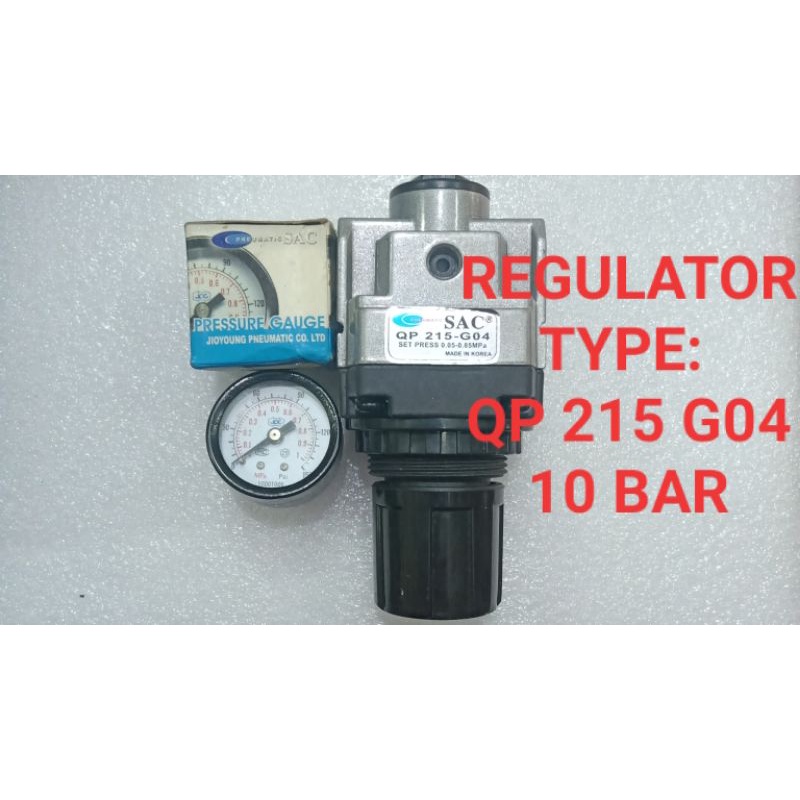Jual REGULATOR ANGIN PNEUMATIC TYPE QP 215 G04 10 BAR | Shopee Indonesia