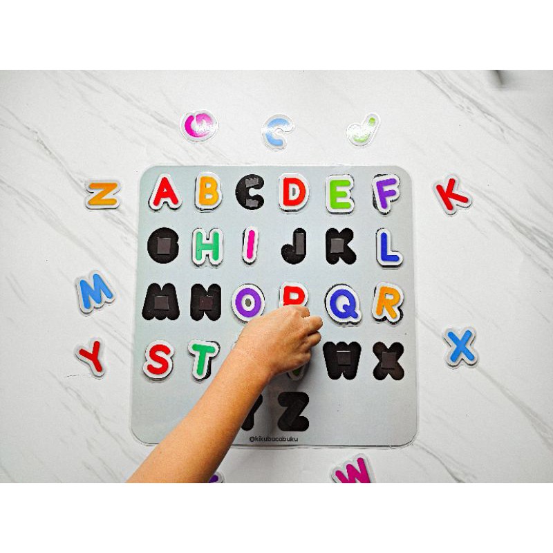 Jual mainan edukasi anak | busy page huruf abjad alphabet | Shopee ...
