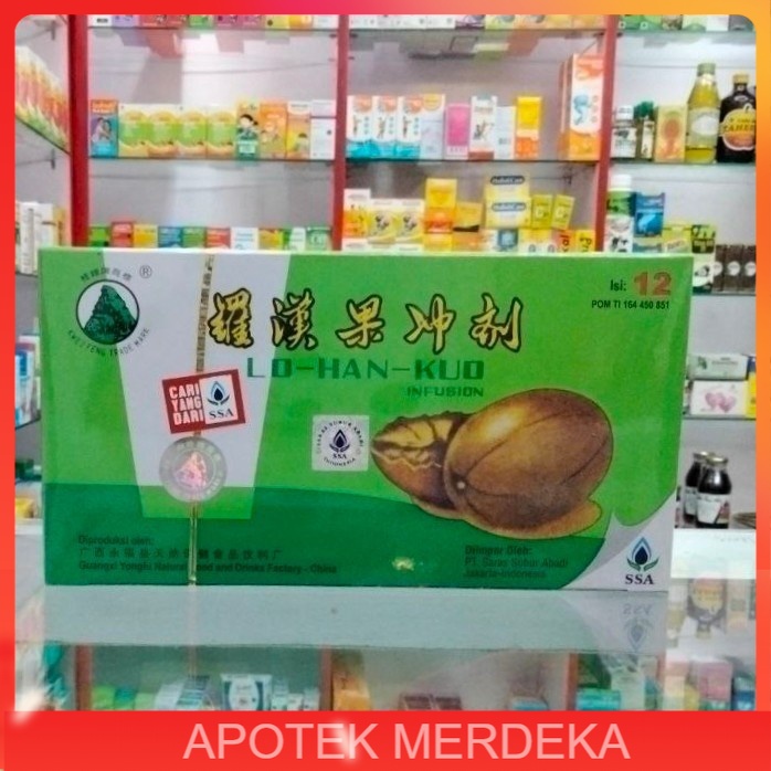 Jual lohankuo infusion / lo han kuo / obat panas dalam / batuk / teh ...
