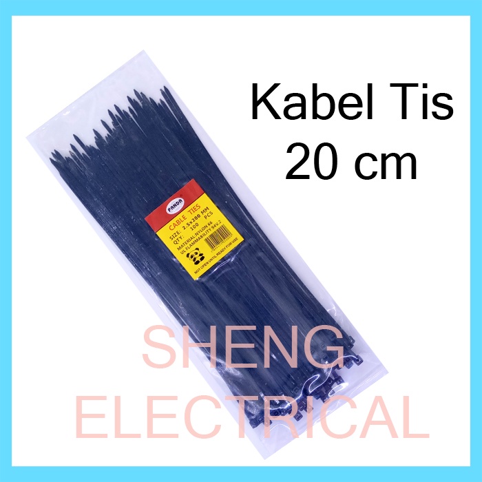 Jual Kabel Tis Cable Tie Kabel Ties 20 cm 200 mm Tali Ikat 20cm Cable Ties | Shopee Indonesia