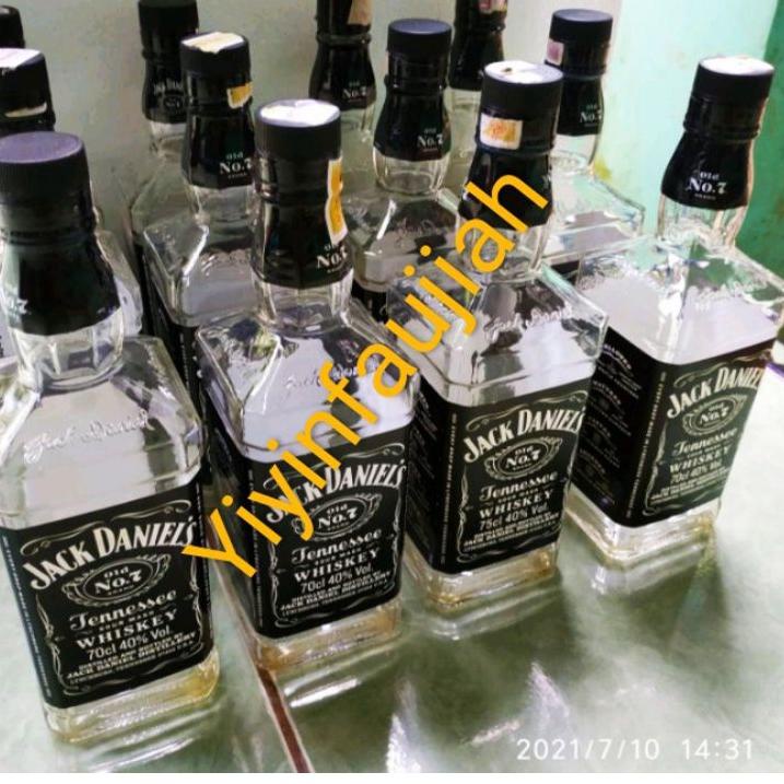 Jual [KODE ZCVLF] Botol jack daniel botol miras jack daniel botol civas regal botol semua jenis ...