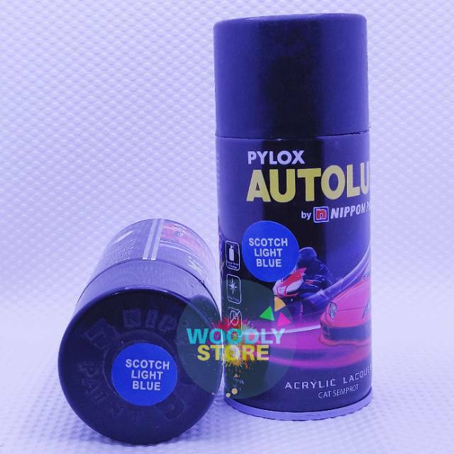 Jual PYLOX AUTOLUX NIPPON PAINT SCOTCH LIGHT BLUE SATABILO BIRU ...