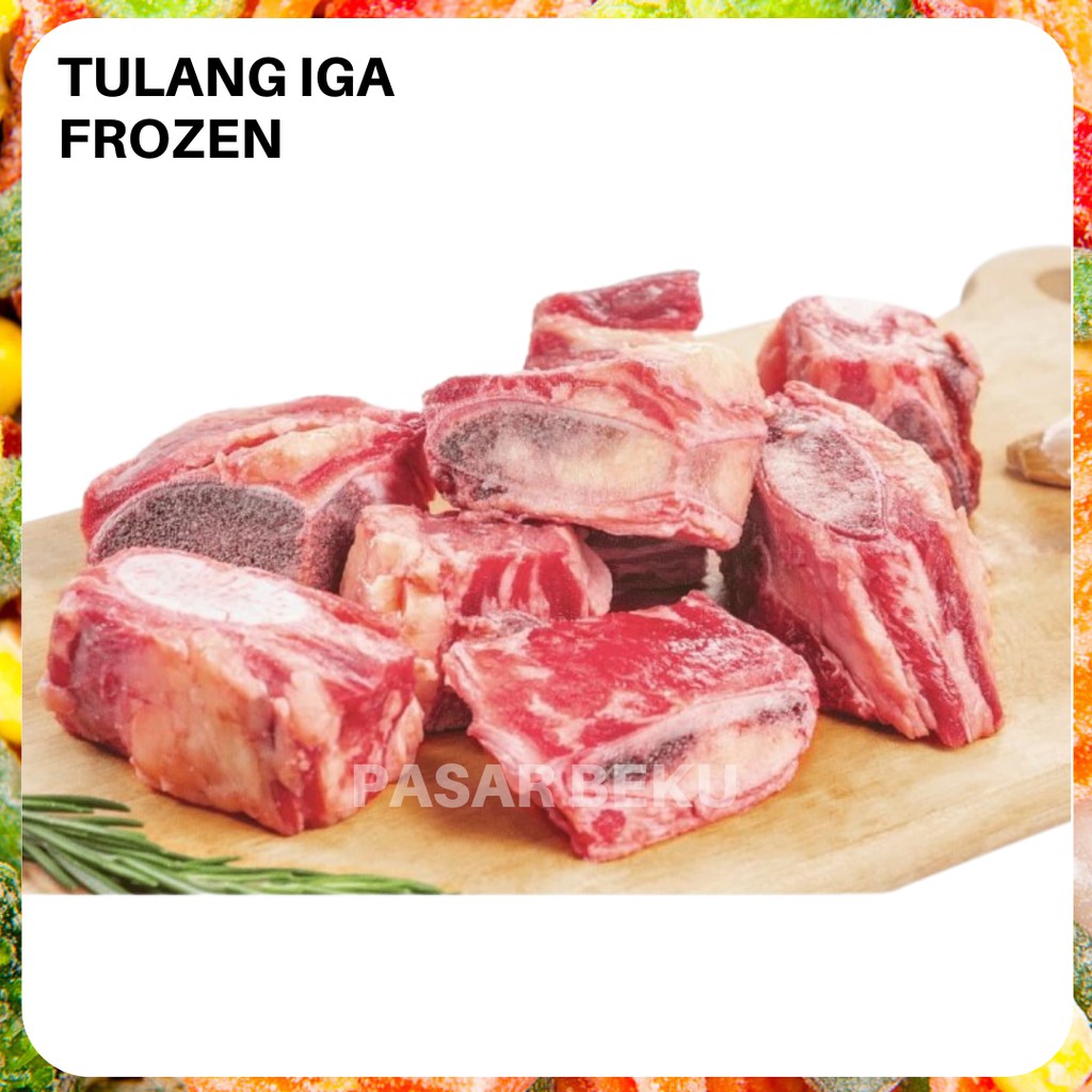 Jual Tulang Iga Sapi Frozen 500gr Tulang Sop Bakar Banyak Daging Padang ...