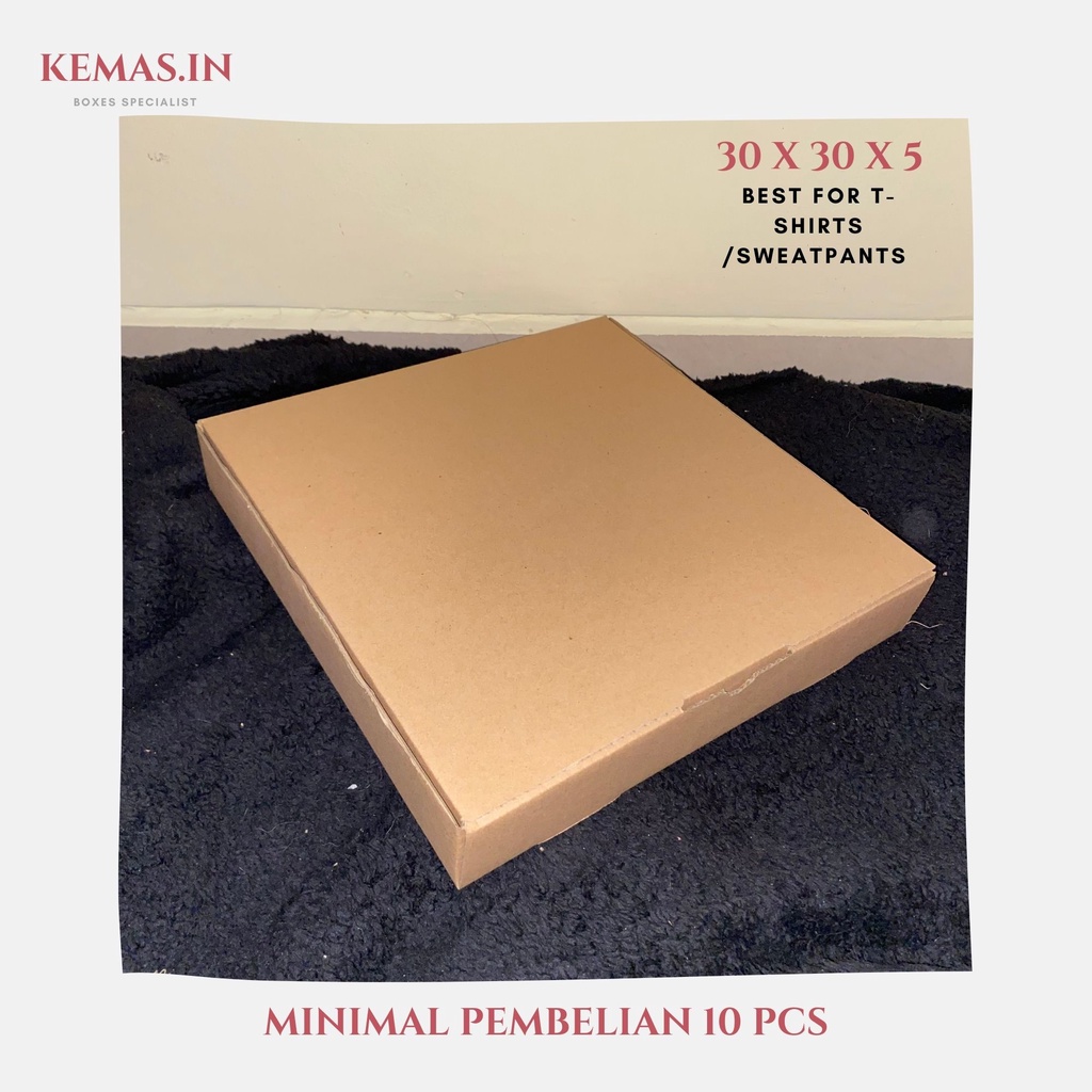Jual Kardus 30x30x5 cm | Box Die Cut dan Easy Usage | Box Kue Tart ...