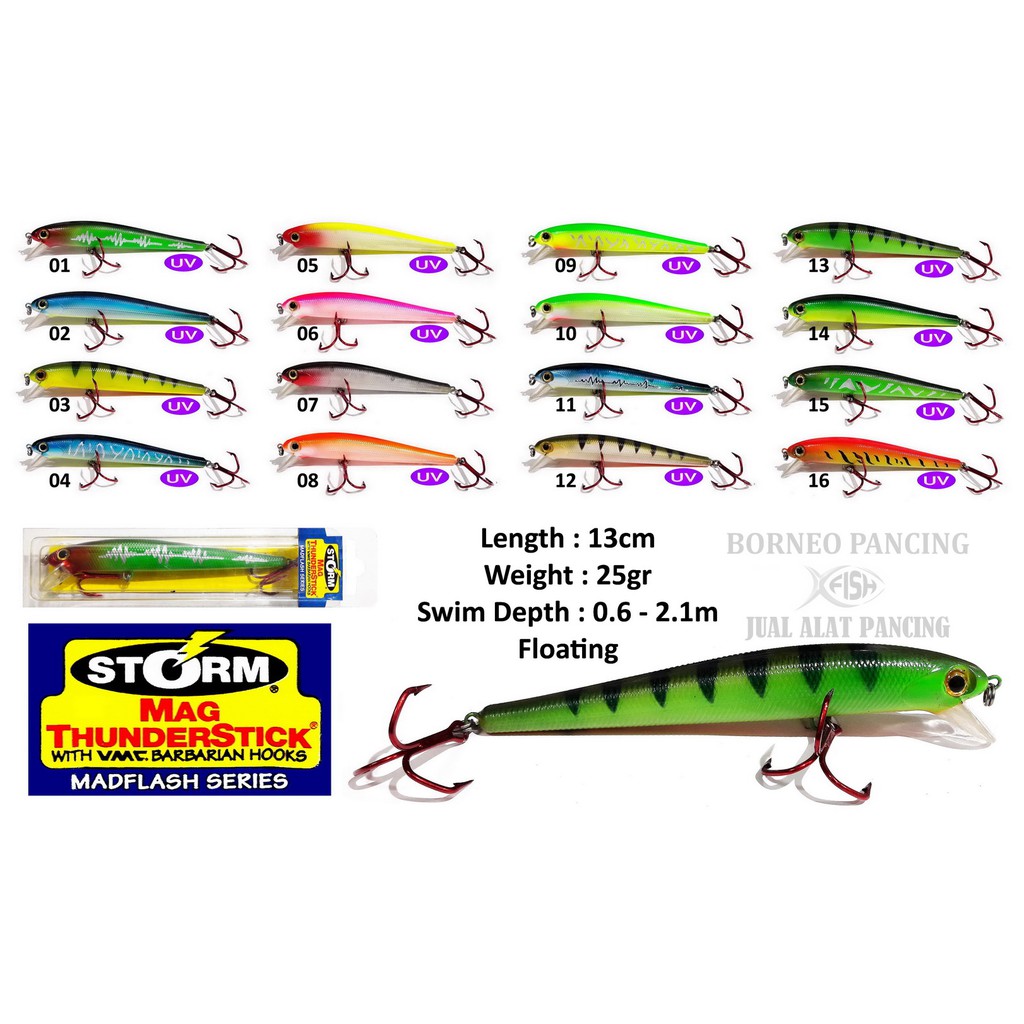 Jual STORM MAG THUNDER STICK 13cm / 25gr Deep 2.1m ( FLOATING ...