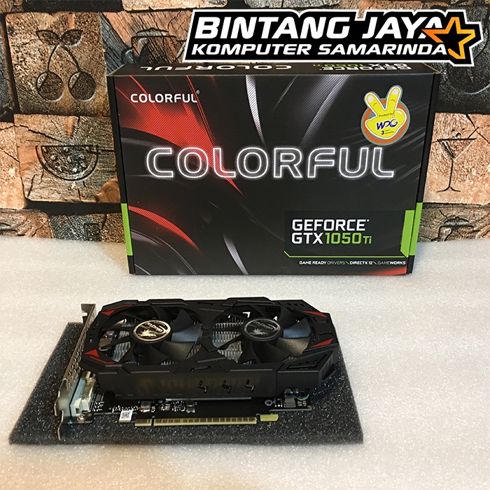 Jual VGA Colorful Nvidia GeForce GTX 1050 Ti 4G-V 4GB | Shopee Indonesia