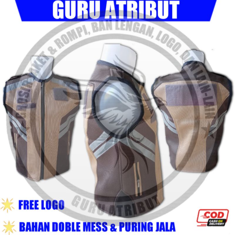 Jual Rompi Pramuka Bahan doble mess Free Logo | Shopee Indonesia