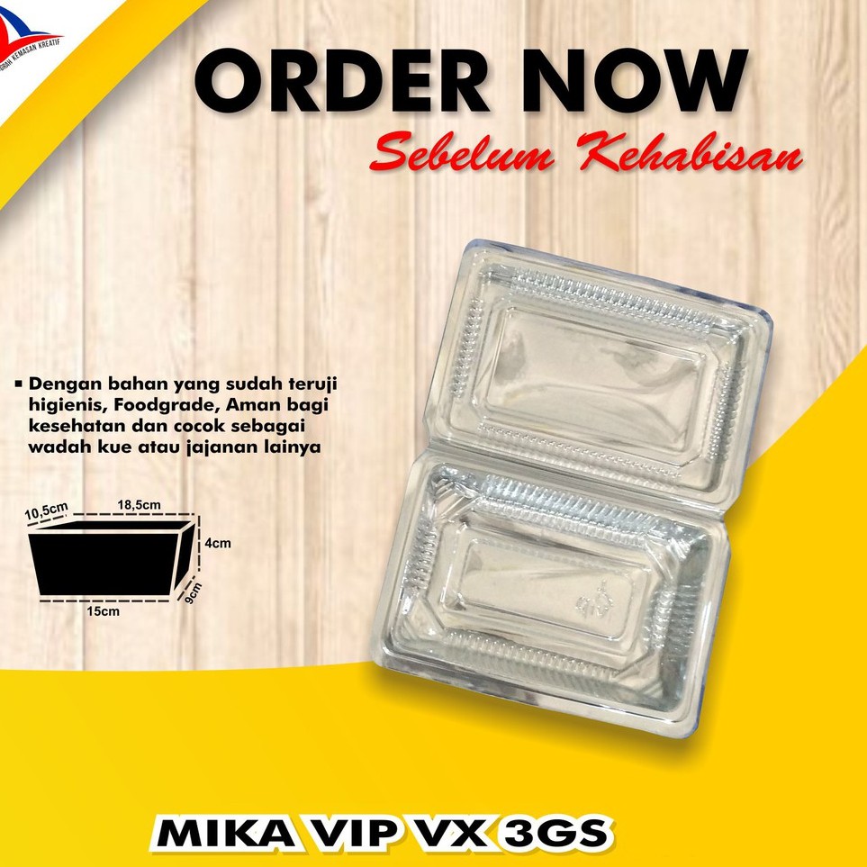 Jual Mika Vip Vx 3gs (100 Pcs) | Shopee Indonesia
