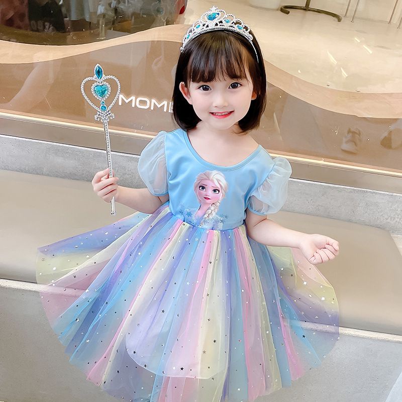 Jual Baju Frozen Elsa Anna Dress Gaun Ulang Tahun Pesta Princess Putri ...