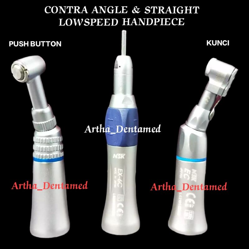 Jual CONTRA ANGLE & STRAIGHT HANDPIECE LOWSPEED NSK MICROMOTOR | Shopee ...