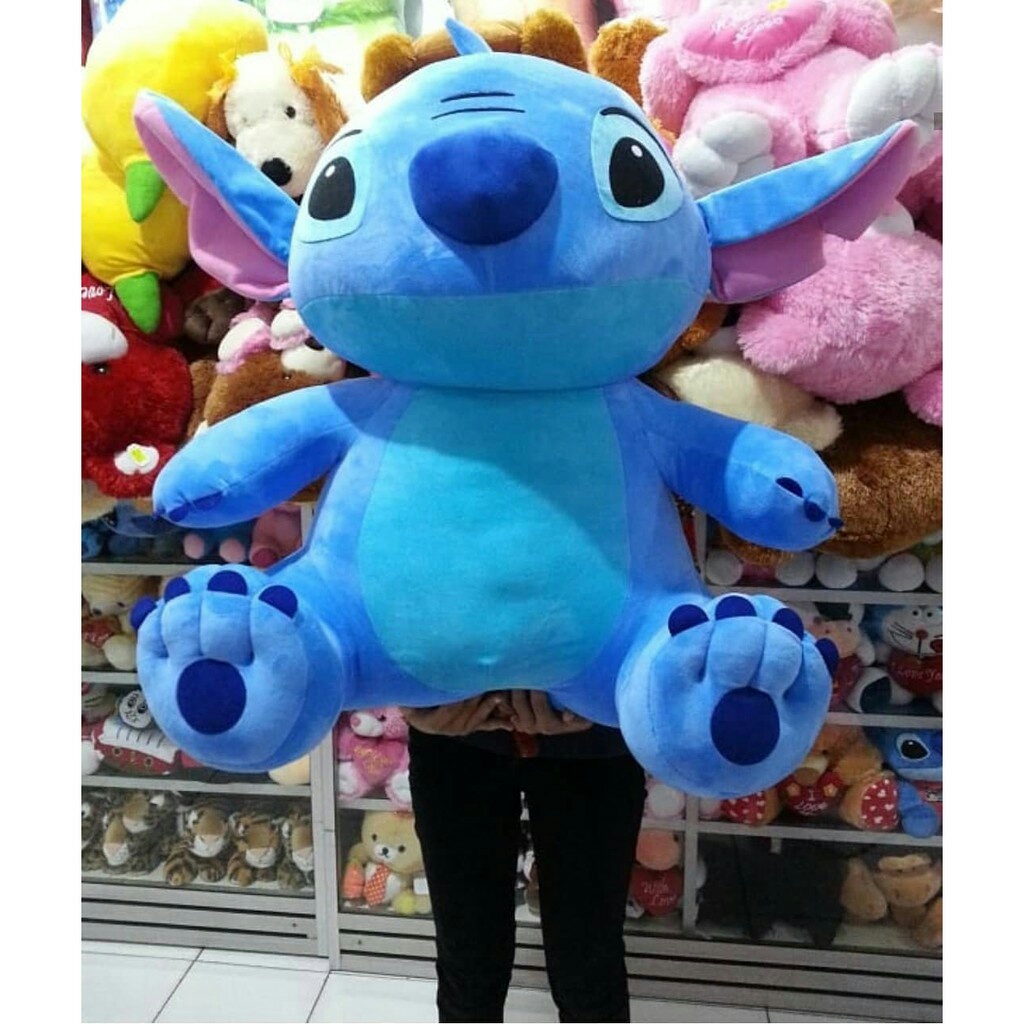 Jual Boneka stitch lucu ukuran jumbo yelvo halus dan lembut / Stitch ...
