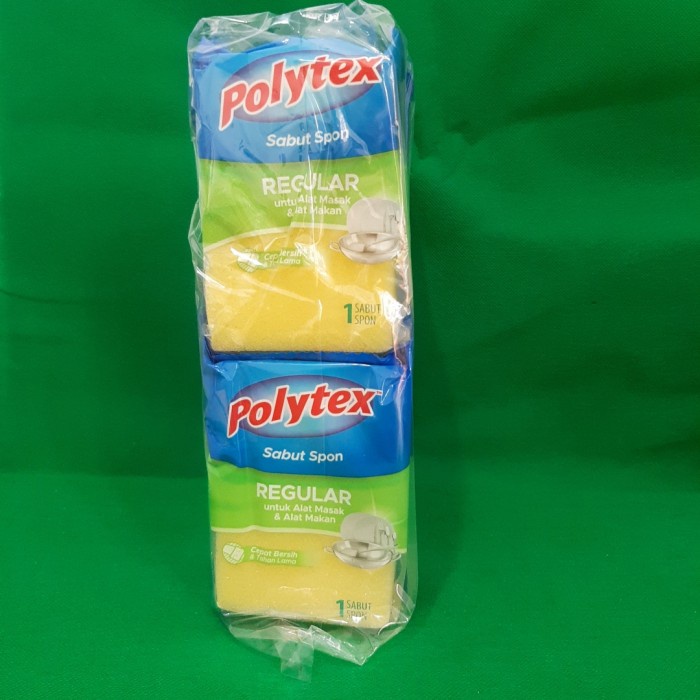 Jual POLYTEX Sabut Sponge Regular, 12 pcs | Shopee Indonesia