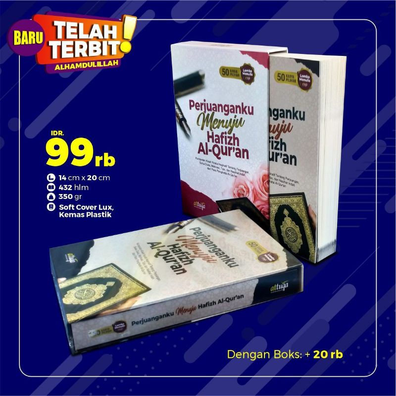 Jual buku PMHA | buku terbaru | buku perjuanganku menuju hafidz Al Qur'an | buku best seller ...